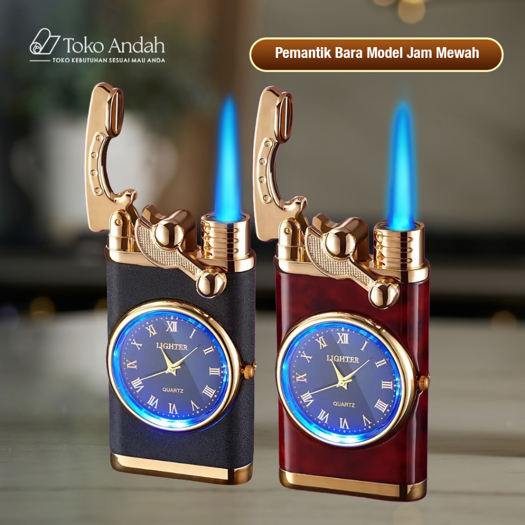 Jual Toko Andah Korek Api Exclusive Premium Lighter Watch HF601 | Korek ...