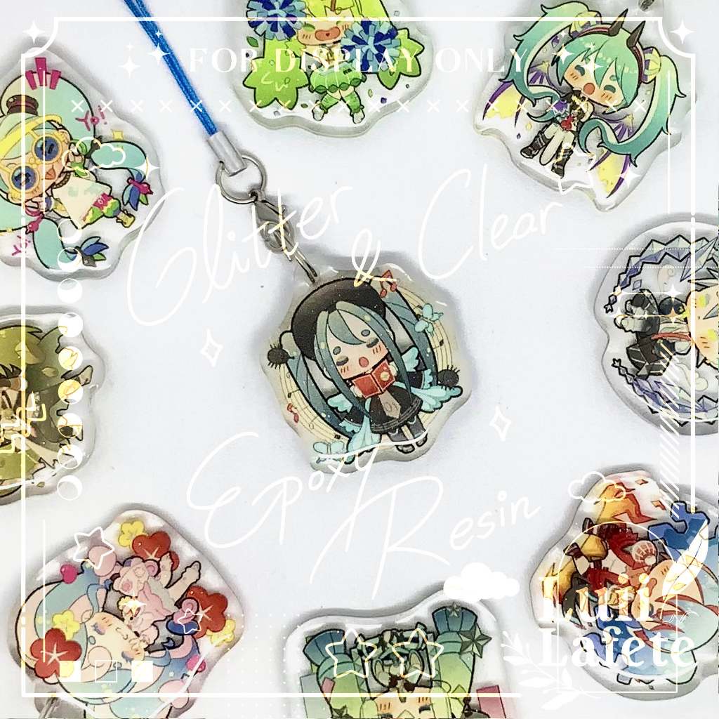 Jual Gantungan Handphone Phonestrap Resin Epoxy Hatsune Miku x Pokemon ...