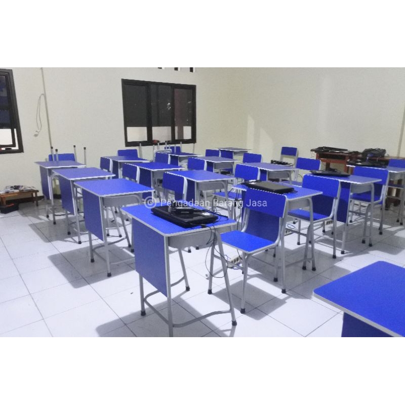 Jual Meja Kursi Belajar Siswa Warna Biru | Shopee Indonesia