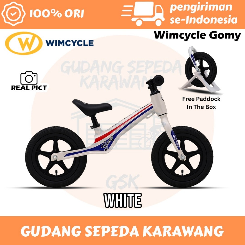 Jual BALANCE BIKE PUSH BIKE WIMCYCLE GOMY | Shopee Indonesia