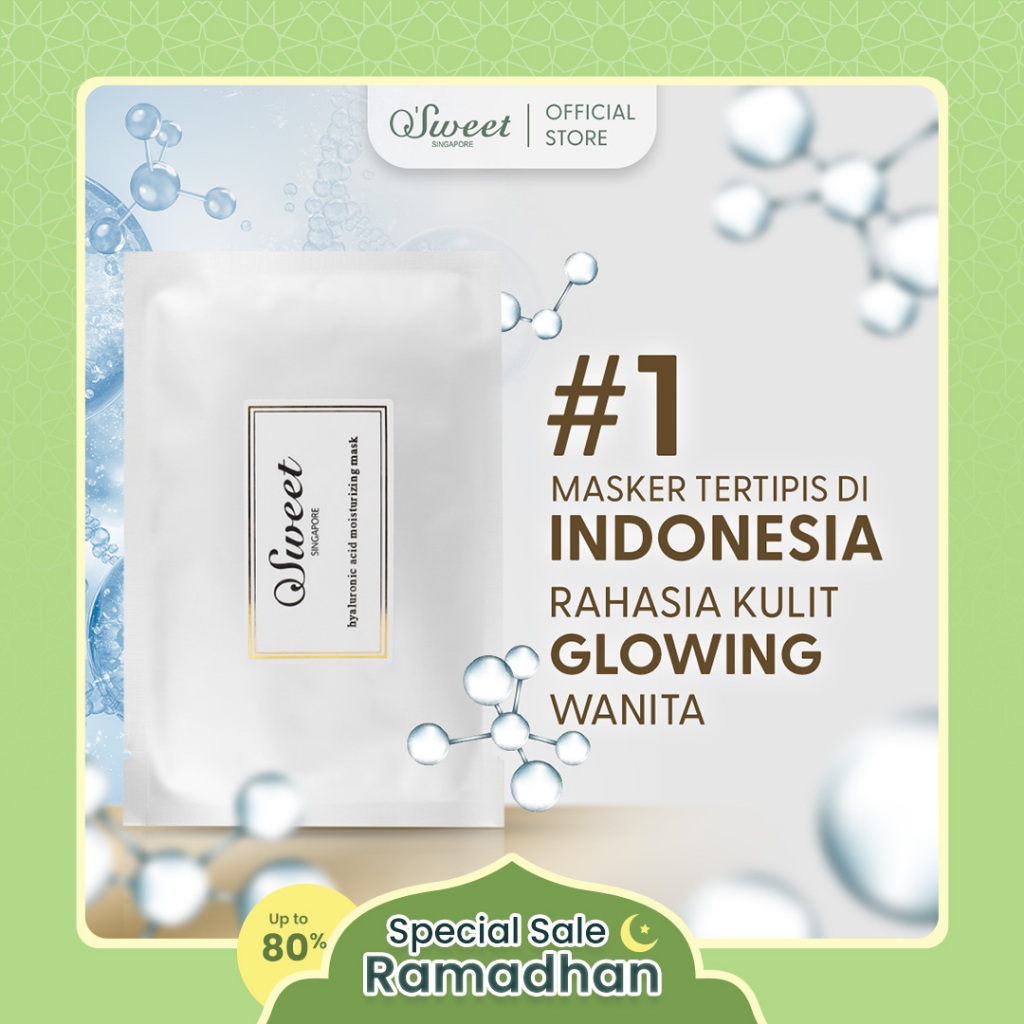 Jual O'Sweet Singapore | HA Mask 10 Pcs | Masker Wajah Kulit Sensitive ...
