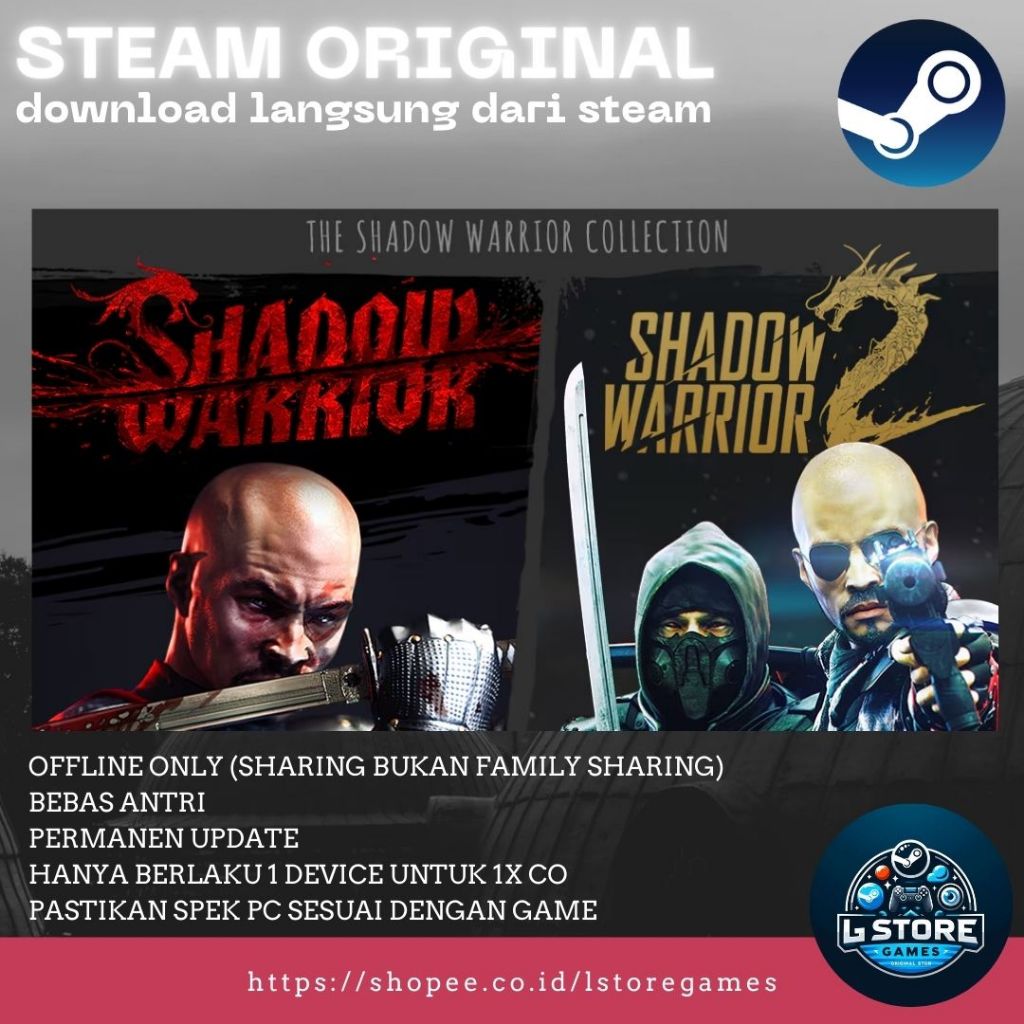 Jual Shadow Warrior Collection 1+2 PC Sharing Original Offline | Shopee Indonesia