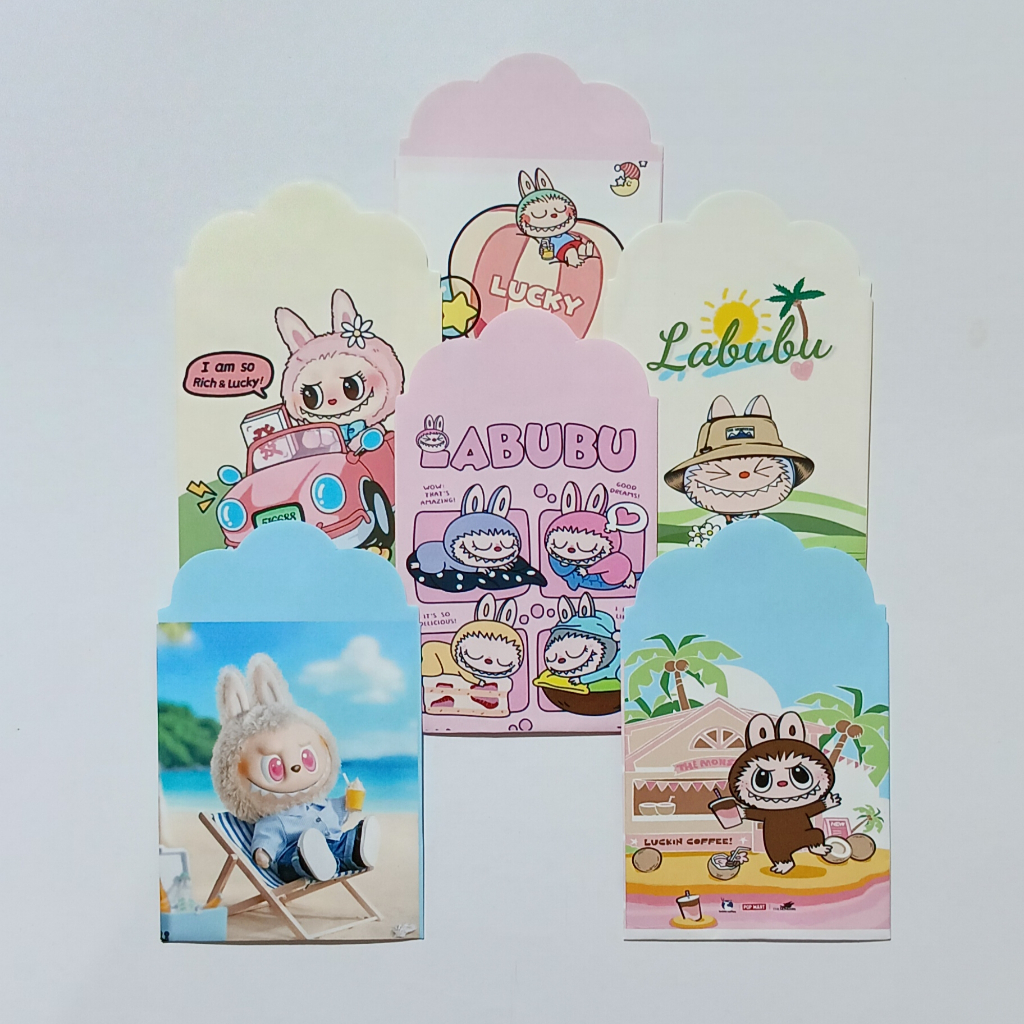 Jual (isi 30) Amplop THR Lebaran Motif Labubu Lucu Murah Terbaru Viral ...