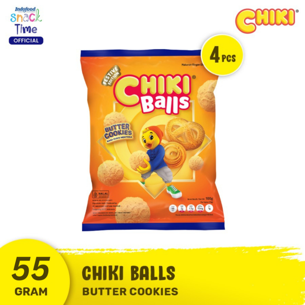 Jual Chiki Balls Butter Cookies 55 Gr - 4 Pcs | Shopee Indonesia