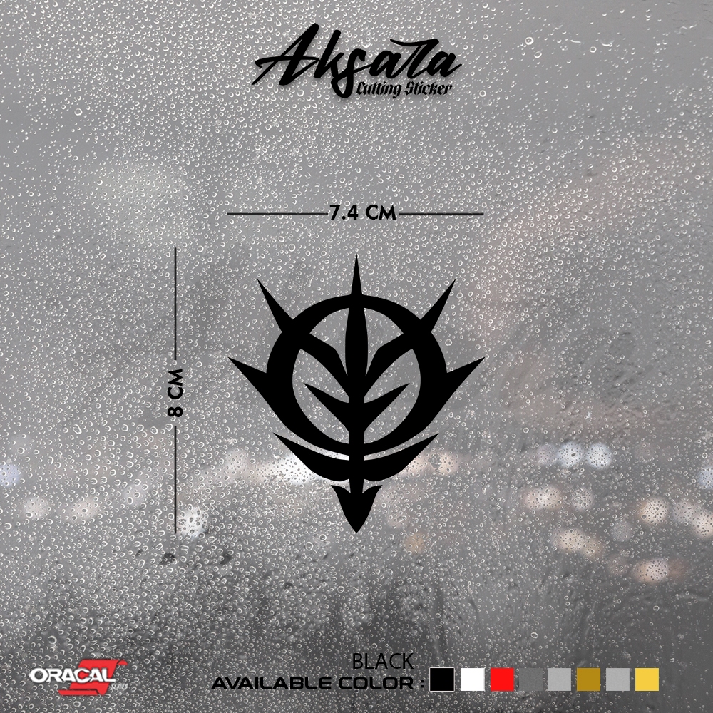 Jual Stiker Cutting Logo Gundam Zeon | Cutting Sticker Logo Gundam Zeon ...