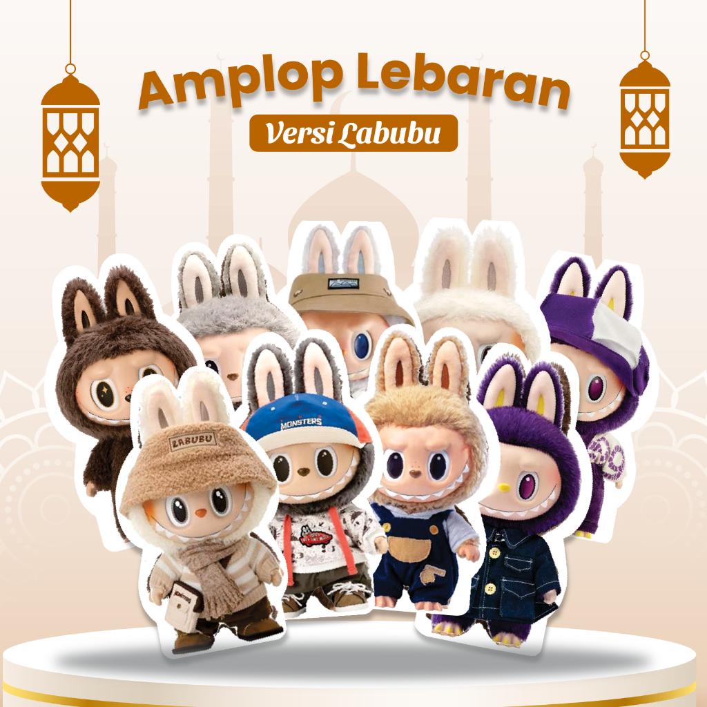 Jual EasyPrint92 Amplop Lebaran Labubu 3D 2025 Angpau Labubu Bahan ...