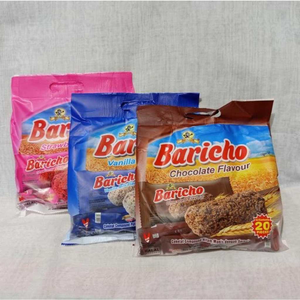 Jual Baricho Snack Sereal Oat 3 Varian Rasa 1 pack isi 20pcs | Shopee ...