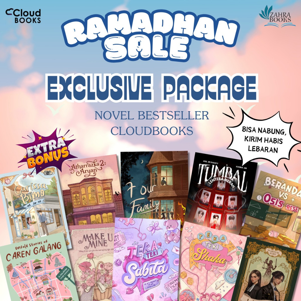 Jual Ramadhan sale exclusive Novel Best seller Cloud books (kirim setelah lebaran) | Shopee ...