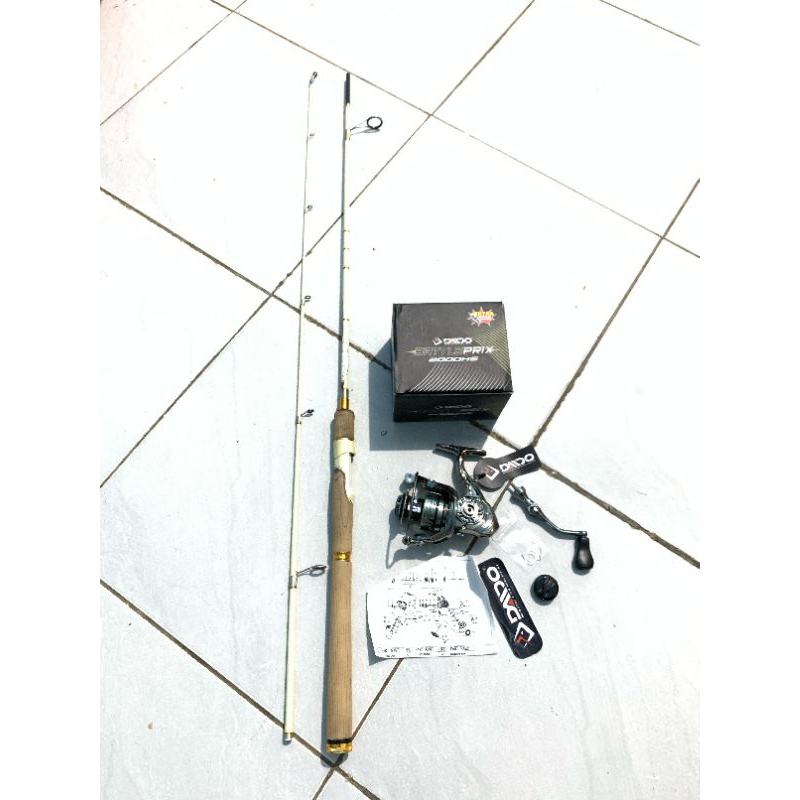 Jual joran relix jangkrik GEN 2 & reel daido battleprix uk 2000hs baru ...