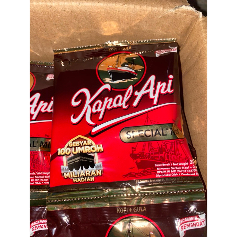 Jual kopi kapal api special mix 23g (isi 12x10pcs) | Shopee Indonesia