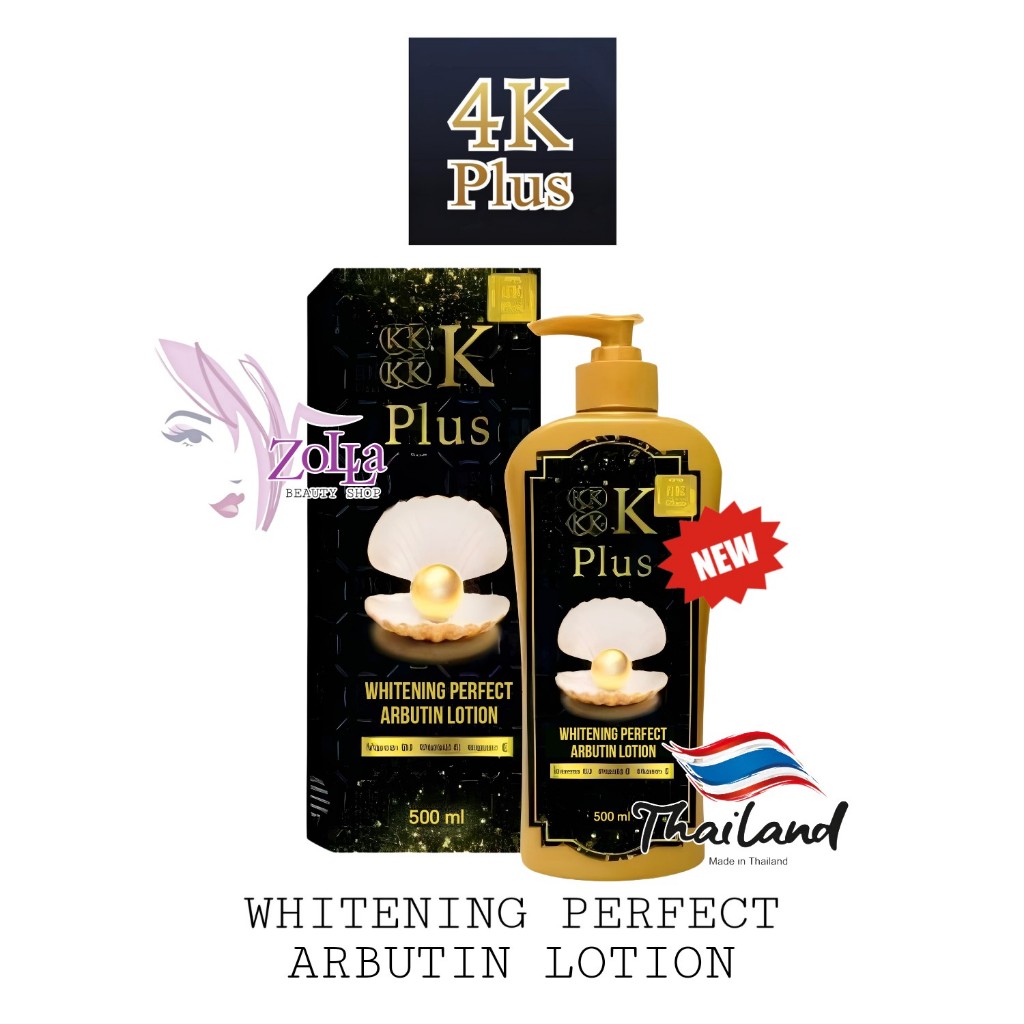 Jual 4K PLUS 5X WHITENING PERFECT ARBUTIN LOTION 500ml - BODY LOTION ...