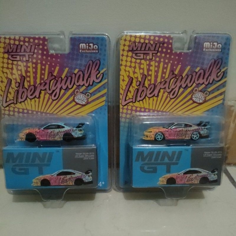 Jual Mini GT Set Chase Car Nissan Silvia S15 LB - Super Silhouette LBWK ...