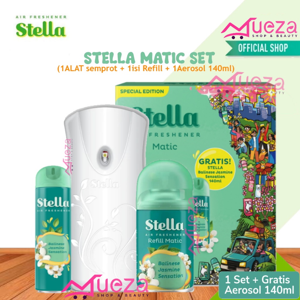 Jual STELLA Matic SET ALAT+ REFIL 160ML Balines GRATIS STELLA Ae 140ml ...