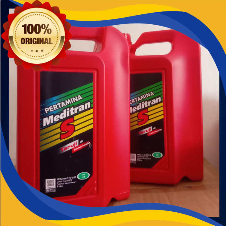 Jual OLI MESIN MEDITRAN S 5L SAE40 5LITER PERTAMINA DIESEL | Shopee ...