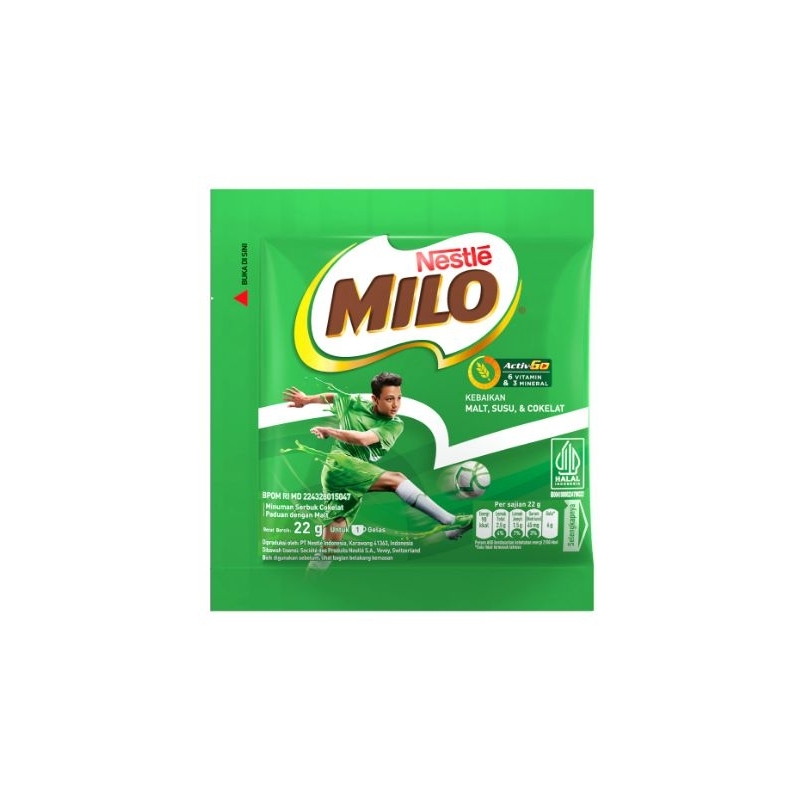 Jual Milo Active Go kemasan sachet 22g per 1 renceng (10pcs) | Shopee ...