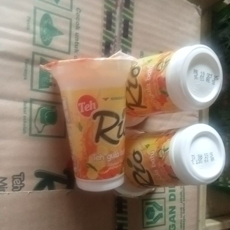 Jual minuman teh Rio (10 gelas) | Shopee Indonesia