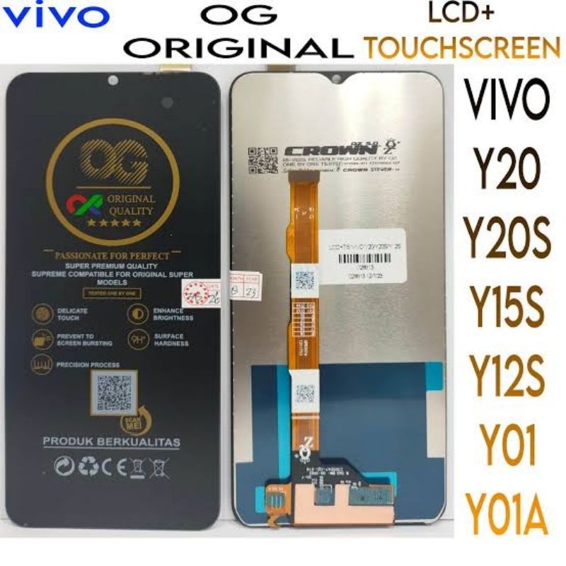 Jual lcd vivo y12s y20 y15s y20s y01 og super metoo original100% | Shopee Indonesia