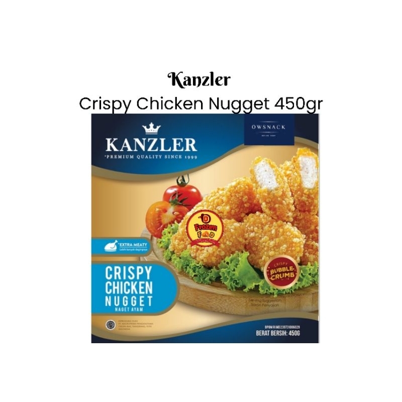 Jual Nugget Kanzler crispy chicken nugget 450gr | naget | nuget | ayam ...