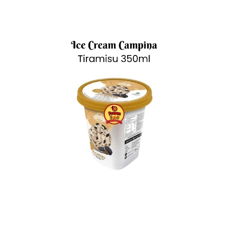 Jual Es Krim Campina Tiramisu 350ml | es cream | tiramisu / es krem ...