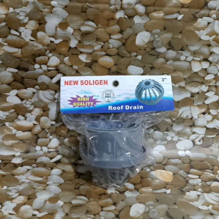 Jual SOLIGEN Saringan Dak PVC Roof Drain Talang Air | Shopee Indonesia