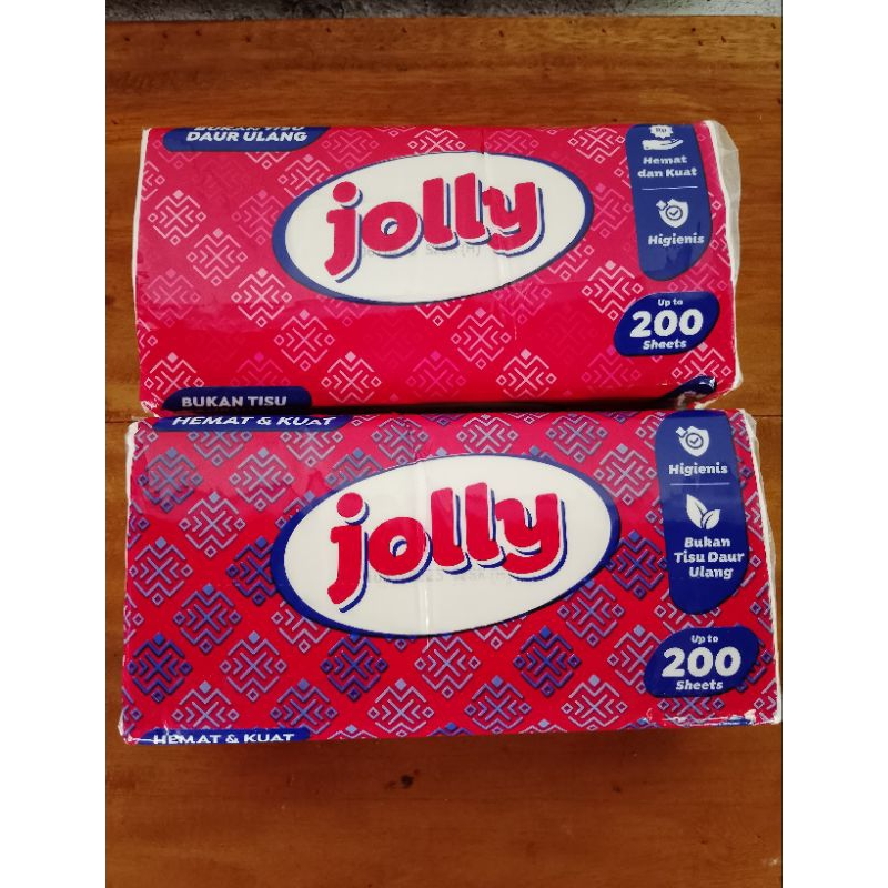 Jual Tissue Jolly 200 Sheet 2 Ply Paket Hemat Isi 2 | Shopee Indonesia