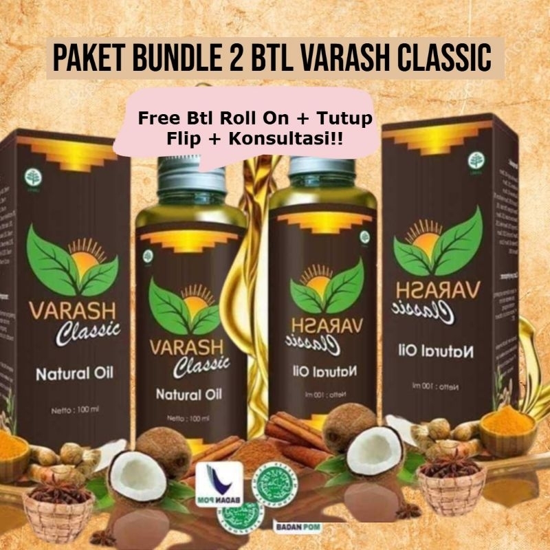 Jual (BPOM) Varash Classic Natural Oil Minyak Booster terapi 78 Jenis Penyakit Paket Bundle 2 ...