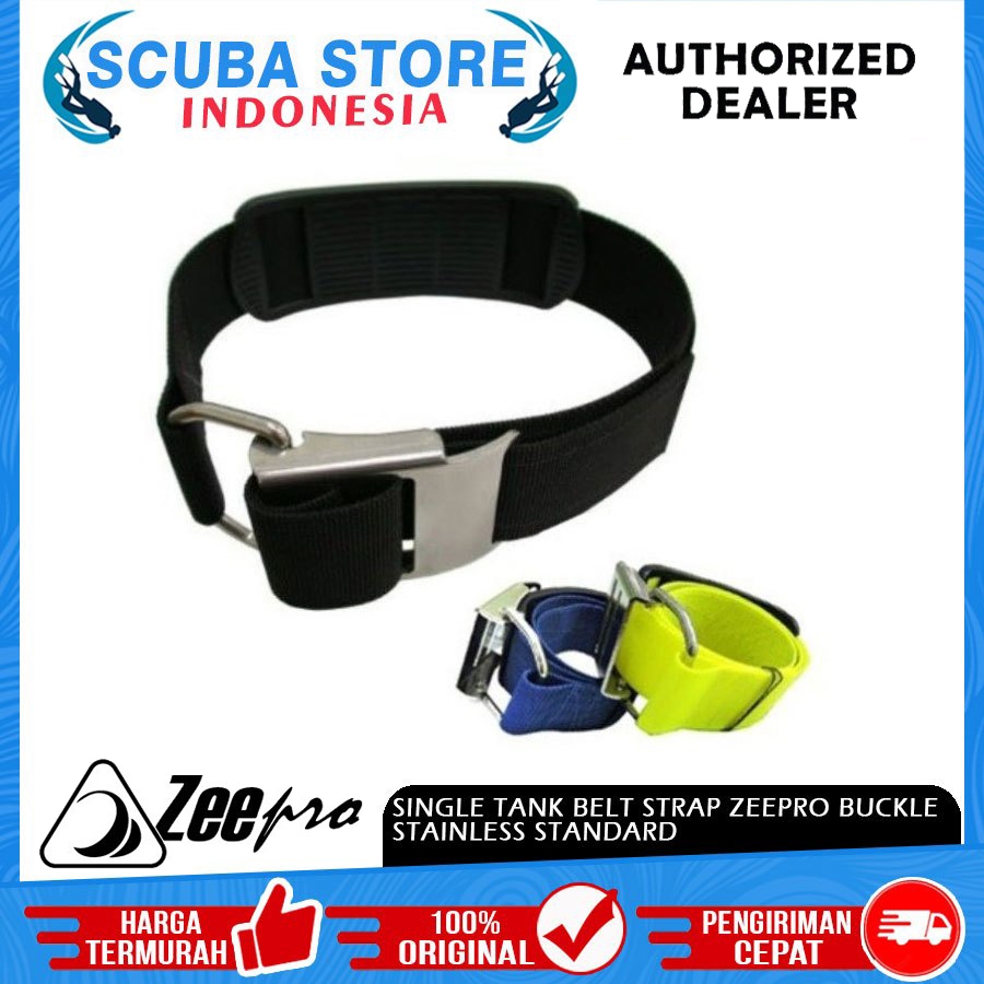 Jual Single Tank Belt Strap Zeepro Buckle Stainless Standard Sabuk ...