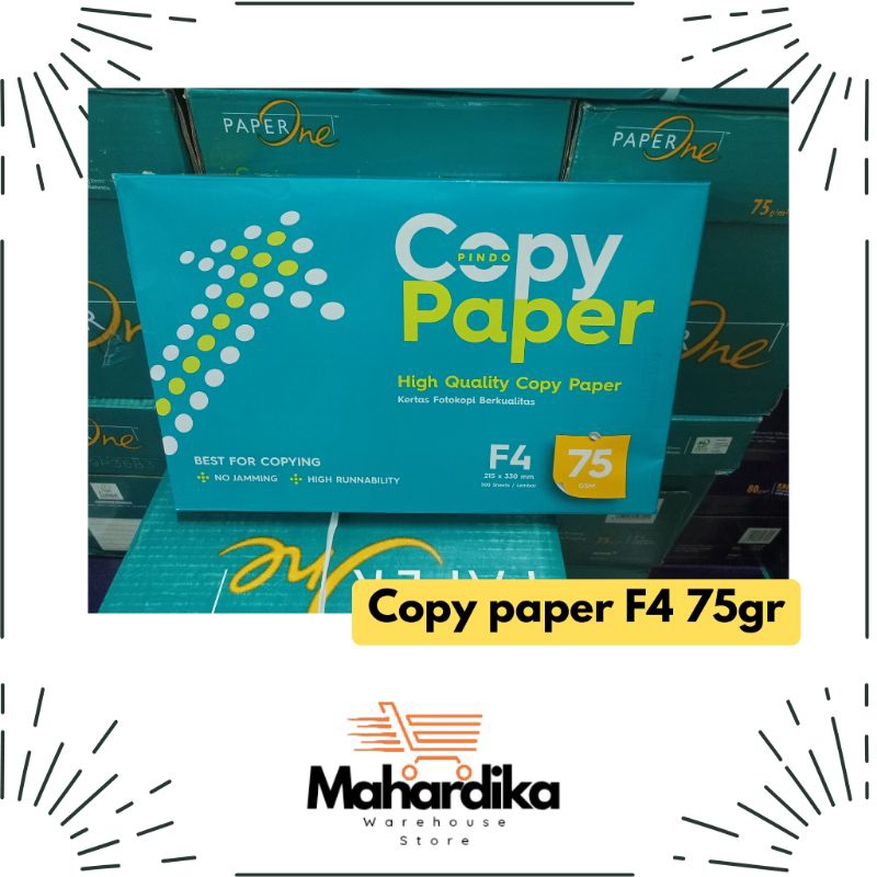 Jual Copy Paper F4 75gr Kertas HVS Print/Fotocopy||Kertas HVS Putih ...