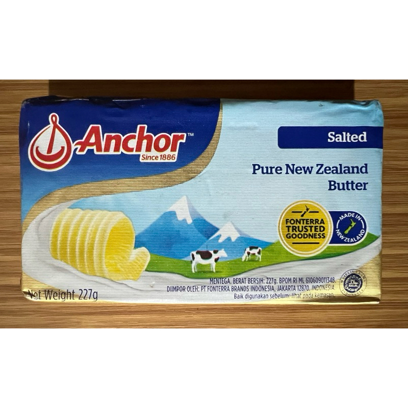 Jual Anchor Salted Butter 227gr | Shopee Indonesia