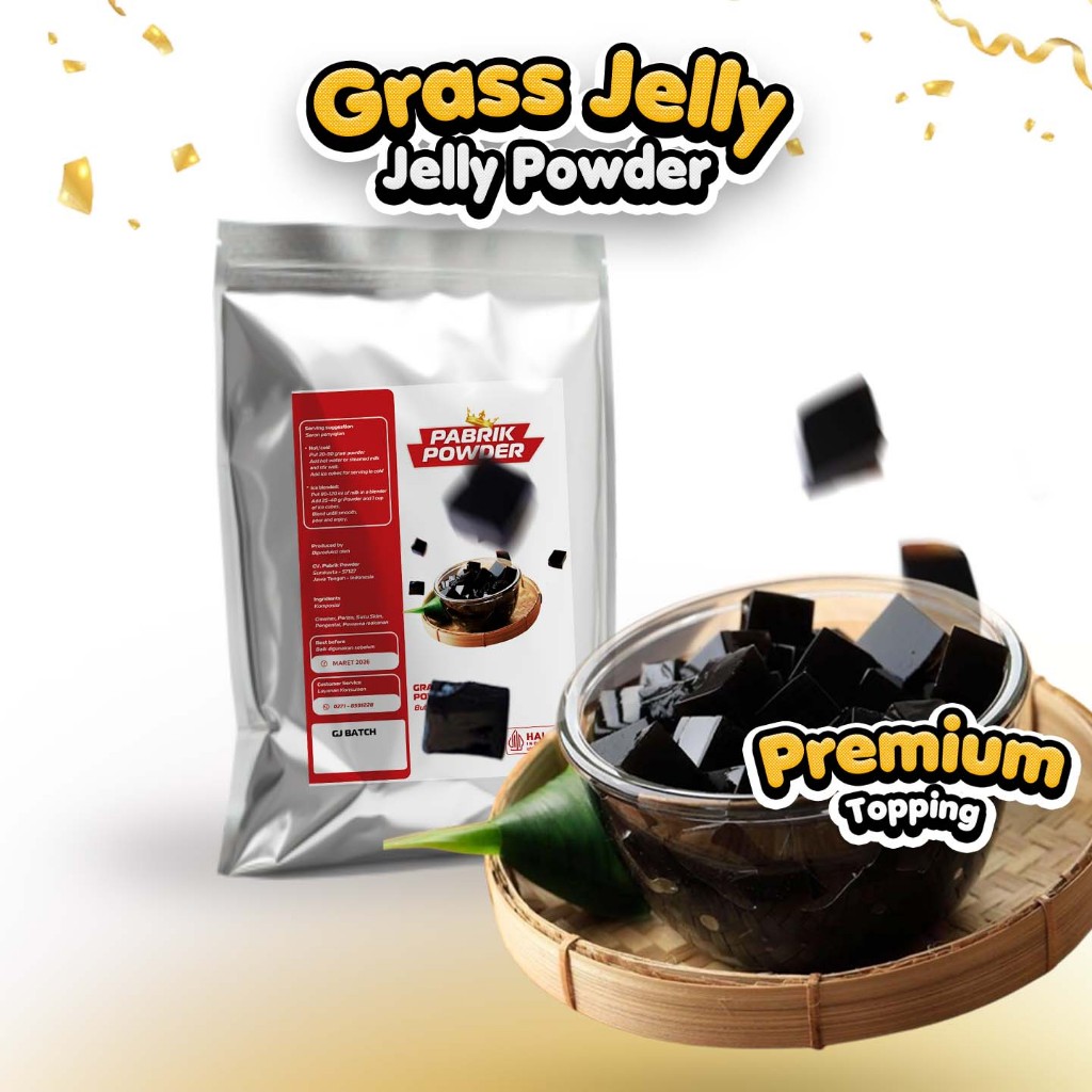 Jual Grass Jelly Powder, Bubuk Cincau Hitam | Shopee Indonesia