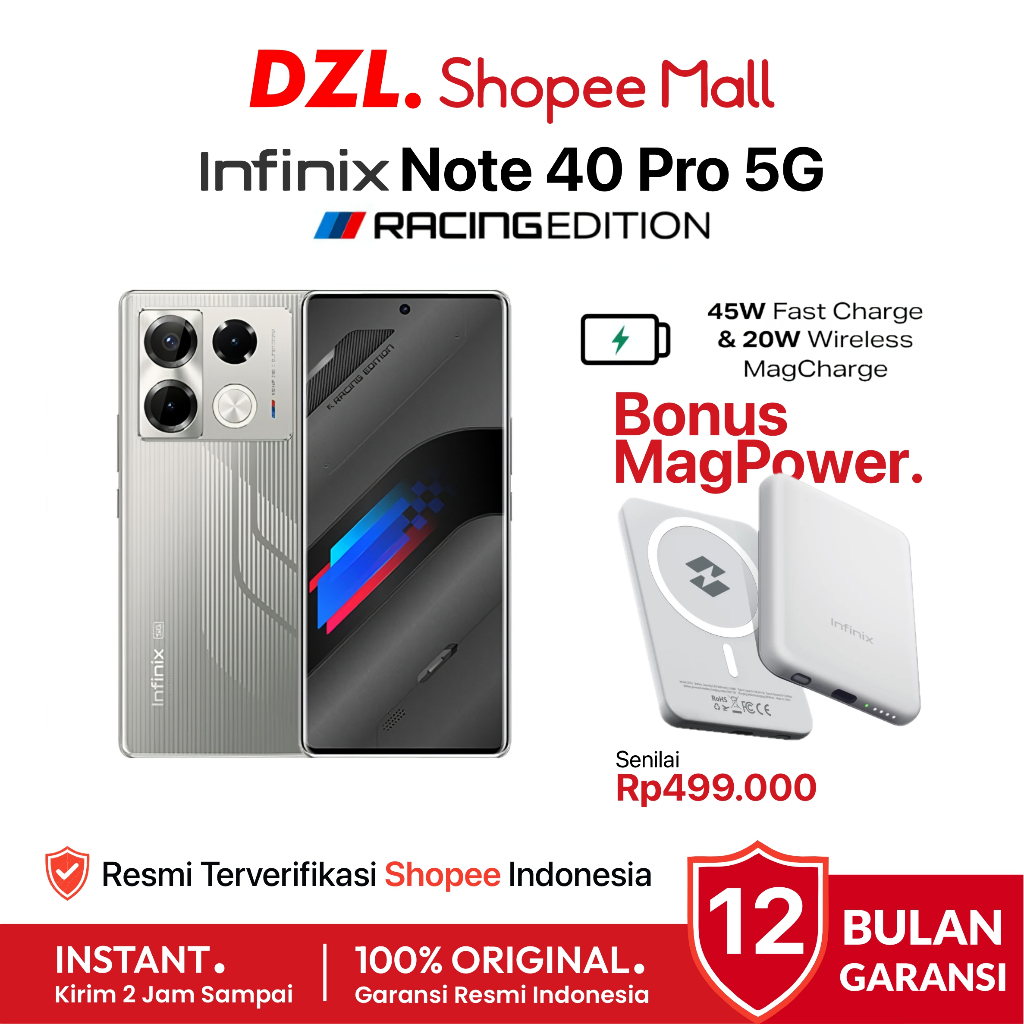 Jual DZL - HP INFINIX Note 40 Pro 5G 8/256 GB BMW Special Edition ...