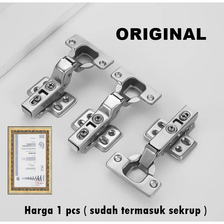 Jual ( HARGA GROSIR 1 ) Engsel sendok slow motion/soft closing/hydrolik ...