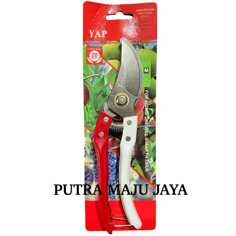 Jual GUNTING BUNGA DAHAN YAP RANTING DAUN BONSAI 8” INCH GAGANG BESI ...