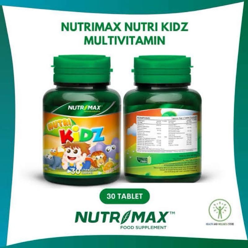 Jual NUTRIMAX NUTRI KIDZ 30 TABLET | Shopee Indonesia