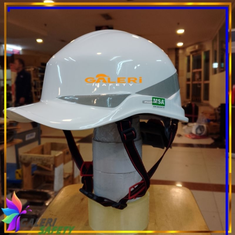 Jual Helm Safety Proyek MSA BaseBall Fastrack Lokal SNI + Tali Dagu - Putih | Shopee Indonesia