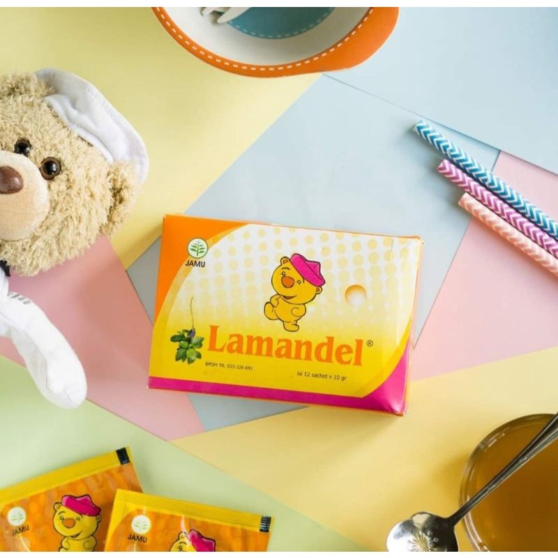Jual lamandel Obat Herbal untuk Amandel dan Tenggorokan Kering isi 12 ...