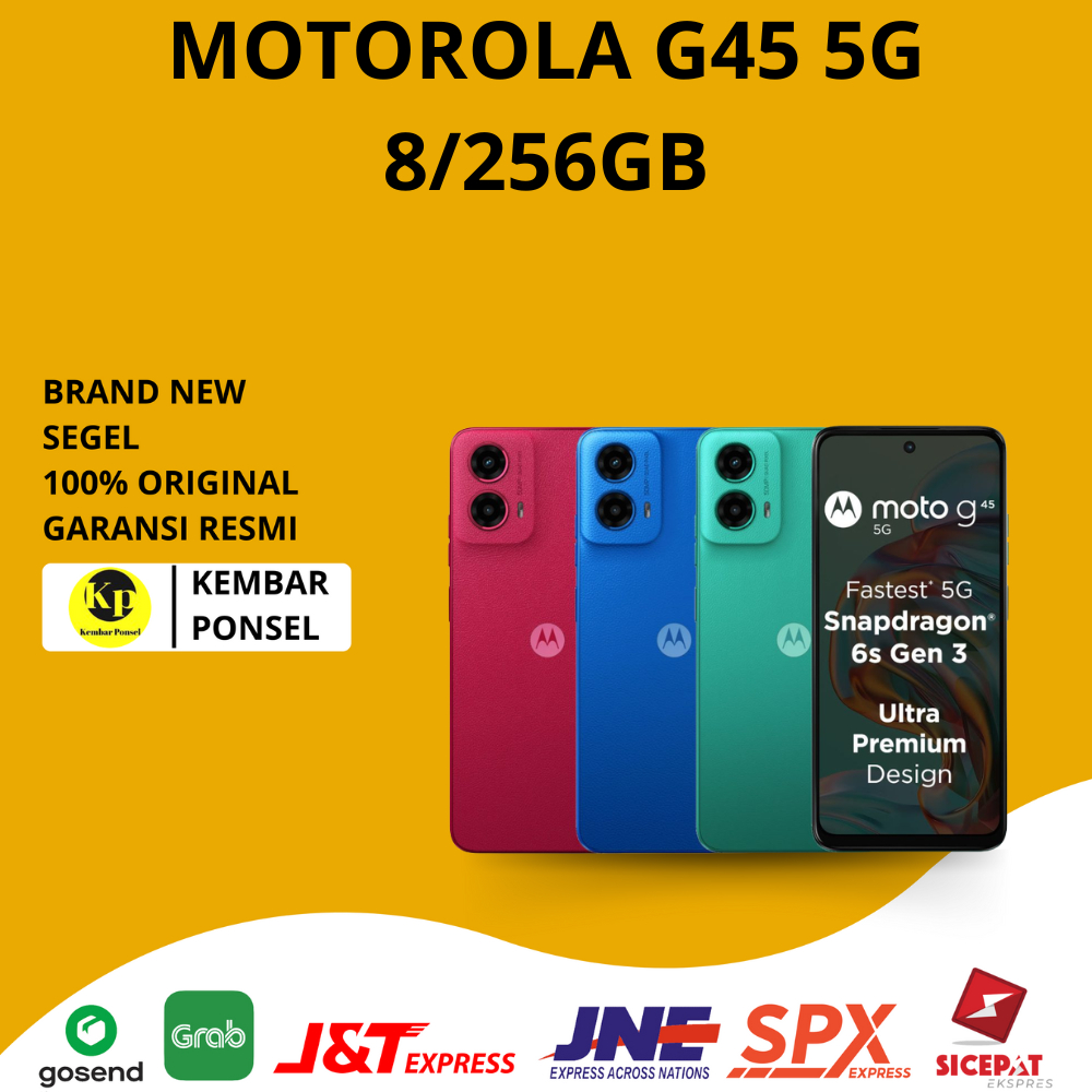 Jual MOTOROLA G45 5G 8/256GB NEW GARANSI RESMI NASIONAL 1 TAHUN ...
