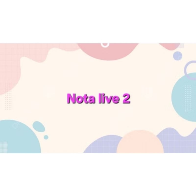 Jual nota live 2 | Shopee Indonesia