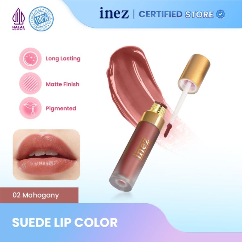 Jual Inez Official - [SALE] Suede Lip Color | Lipstick Inez 900 (ED 4 ...
