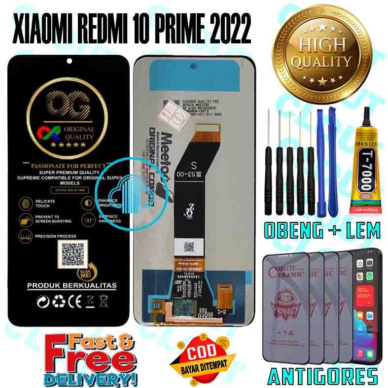 Jual LCD TOUCHSCREEN XIAOMI REDMI 10 PRIME 2022 LAYARSENTUH ORIGINAL ...