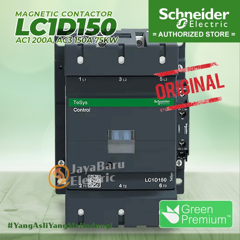Jual Kontaktor Contactor Schneider LC1D150 24V 42V 48V 110V 220V 380V ...
