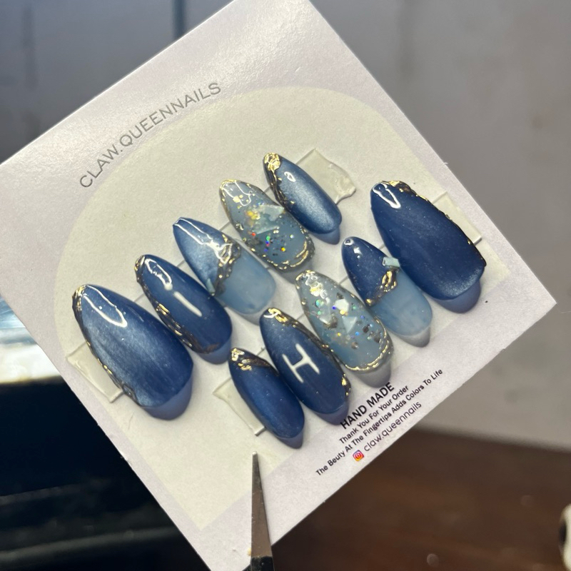 Jual (Kode 42) Press On nails premium soft pink free 2 lem | Shopee ...