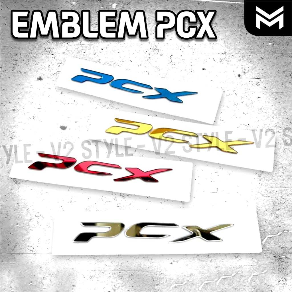Jual PCX Emblem Logo Stiker Tulisan Timbul 2PCS Bahan Akrilik | Shopee ...