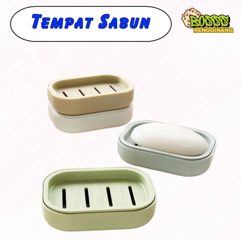 Jual Tempat Sabun Batang 2 Lapis Tempat Sabun Kotak Sabun | Shopee ...