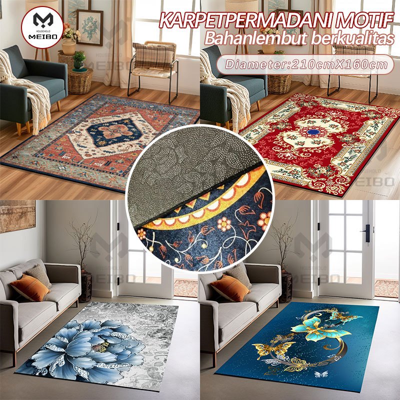 Jual Karpet Turkey Import Polyester / Karpet Lantai Eropa 210 X 160cm ...