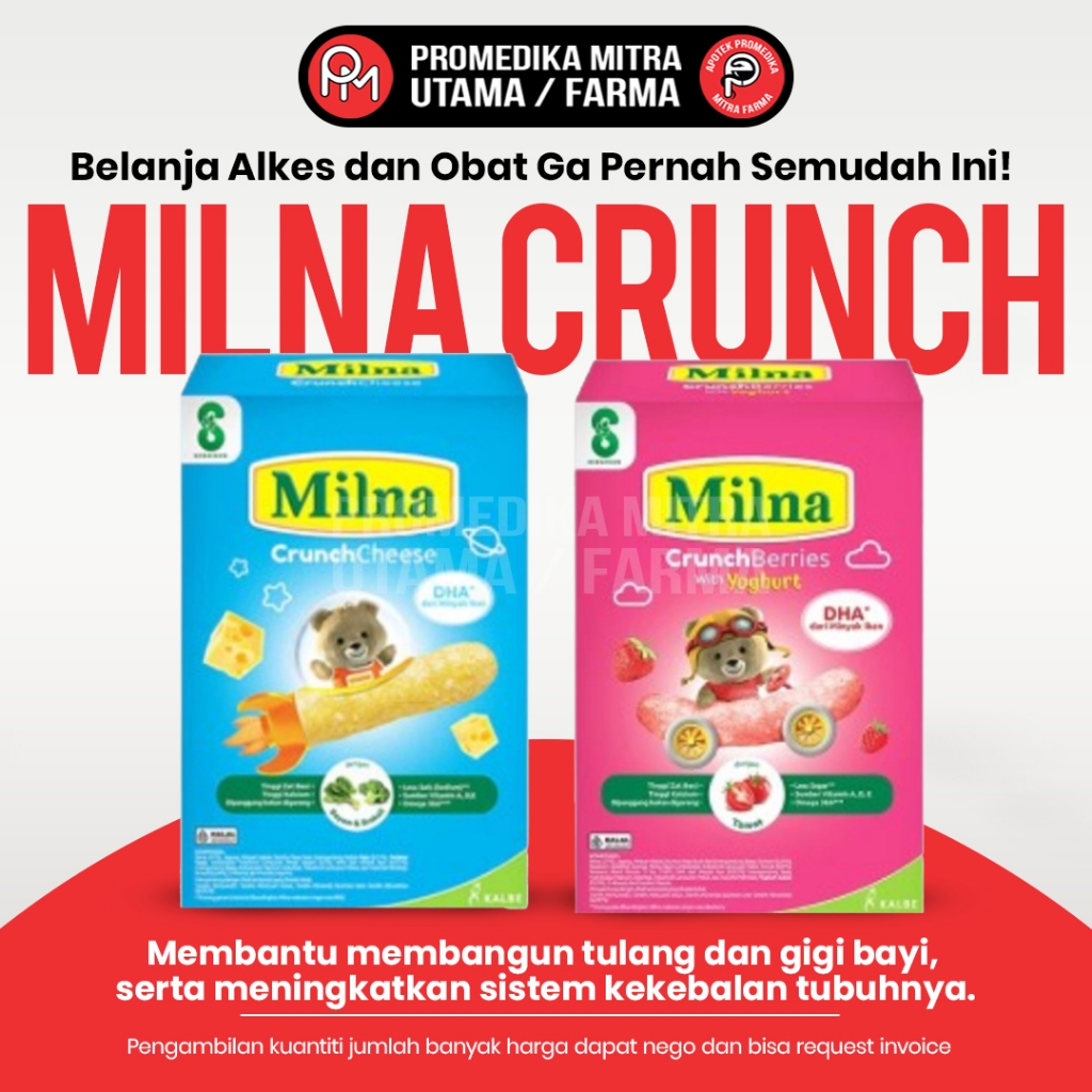 Jual Milna Crunch 20g / Snack / Cemilan sehat anak / Kotak | Shopee ...