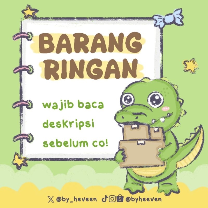 Jual ISI NOTES LIST CO DI GO DULU! BARANG RINGAN GO BY HEEVEN MAX 500GR ...
