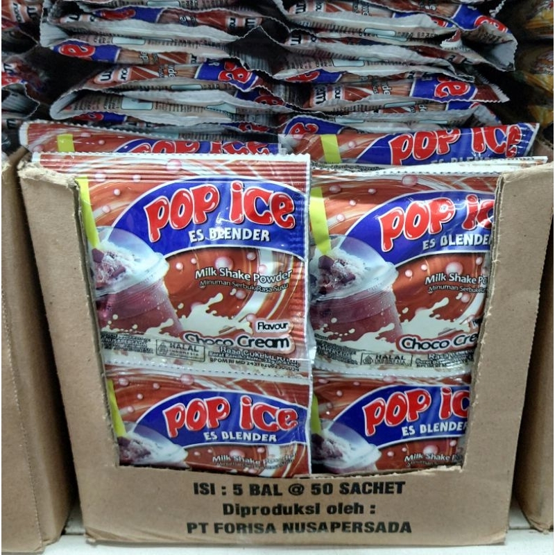 Jual Pop Ice Choco Cream Sachet 25 Gr | Shopee Indonesia