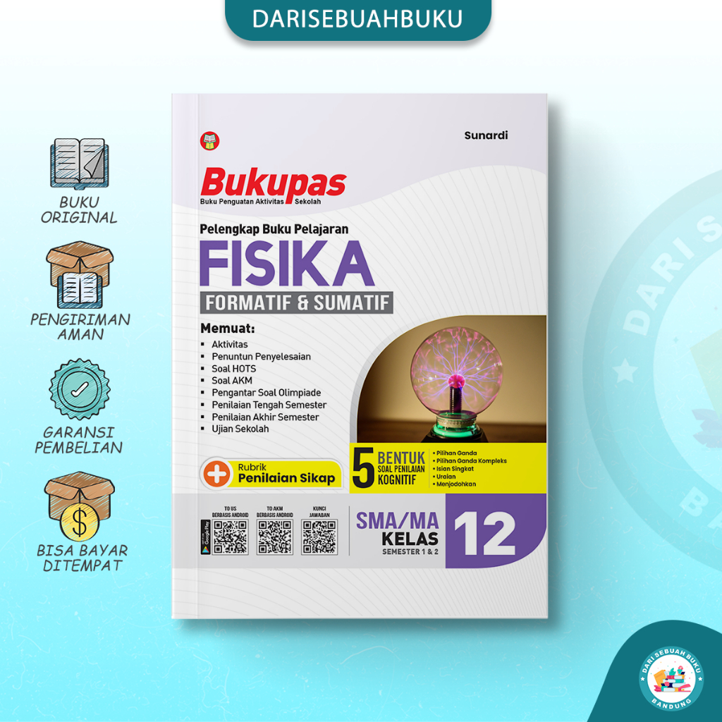 Jual BUKUPAS - FISIKA SMA/MA Kelas 12 - Kurikulum MERDEKA - Buku Penunjang Belajar | Shopee ...