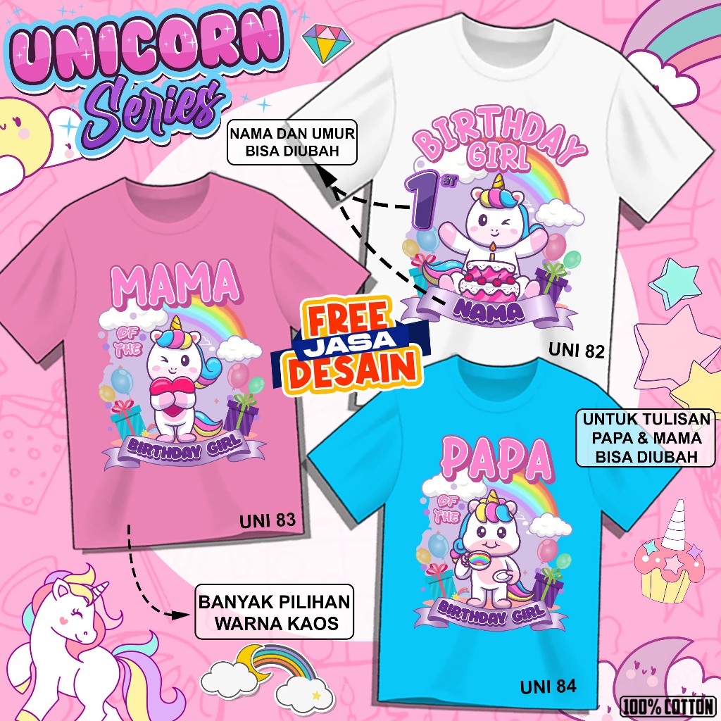 Jual kaos ulang tahun anak kaos ulang tahun couple family kaos ultah ...